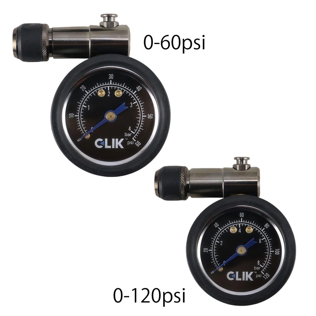 CLIK GEN-2 MECHANICAL TIRE PRESSURE GAUGEクリック専用アナログ空気圧ゲージ - ダイアテックジャーナル